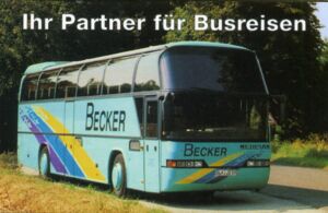 Pocket Calendar: Becker Bustouristik (Germany, Federal Republic ...