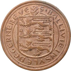 Coin: 1 New Penny (Gannet) (Guernsey(1956~1983 - 2nd coinage) Col:GG ...