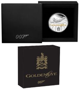 Coin: 1 Dollar (James Bond GoldenEye 25th Anniversary) (Tuvalu) (2020 ...