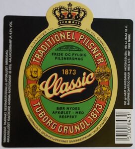 Drink Label: Classic (Nuuk Imeq A/S, GreenlandCol:GL-BEER-000018