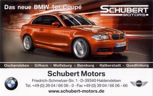 Calendario de Bolsillo: Schubert Motors (Alemania(Cars) Col:BRD-2008 ...