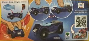 Meal Toy: Blue Racecar (Kinder Surprise, Worldwide) (Joy - Hot Wheels ...