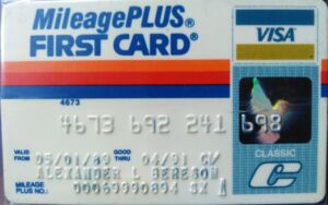 Tarjeta de Banco: Mileage Plus First Card Visa (FCC National Bank ...