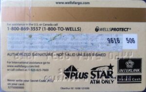 Tarjeta de Banco: Wells Fargo - Gold Check Card (Wells Fargo, Estados ...