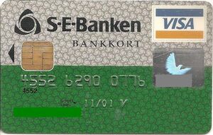 Bank Card: S-E-Banken (S-E-Banken, SwedenCol:SE-VI-0025