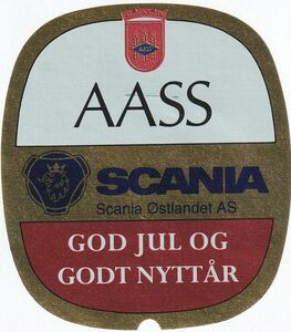Drink Label: Scania (Aass Brewery, NorwayCol:NO-BEER-000360