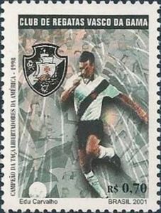 Stamp: Club de Regatas Vasco da Gama (Brazil(Winners of Libertadores ...