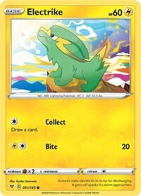 Game Card: Electrike (Pokémon TCG(SWSH04: Vivid Voltage) 🃏