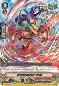 Game Card: Dragon Dancer, Jirina (Cardfight Vanguard(Divine Lightning ...