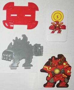 Meal Toy: Robot red (Kinder Surprise, Worldwide(Kinder - Roboworld ...