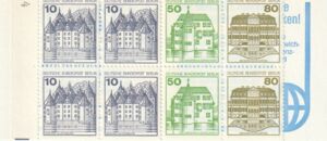 Stamp: 3 DM Stamp Booklet (Berlin(Strongholds and Castles) Mi:DE-BE ...