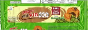 Label makanan: Snackit Kue Pia 100 Rasa Kacang Hijau (PT. Kino Food ...