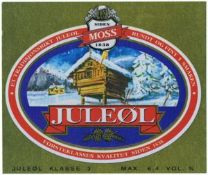 Drink Label: Juleøl (Moss Aktiebryggeri, NorwayCol:NO-BEER-000419