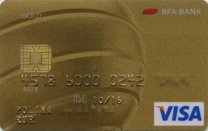 Bank Card: BFA Bank Gold (BFA Bank, RussiaCol:RU-VI-1800.02