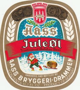 Drink Label: For Export (Aass Brewery, NorwayCol:NO-BEER-000437