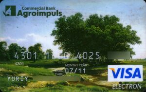 Bank Card: Tree (Agroimpuls, RussiaCol:RU-VE-0839