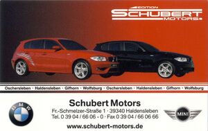 Calendario de Bolsillo: Schubert Motors (Alemania(Cars) Col:BRD-2006 ...