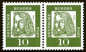 Stamp: Albrecht Dürer (1471-1528), painter and graphic artist (Germany ...
