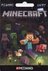 Tarjeta Regalo: Minecraft (Mojang, Suecia(Mojang) Col:SE-Min-001b