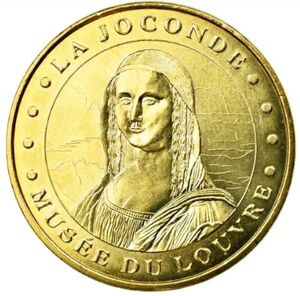 Token: Musée du Louvre - La Joconde (Paris) (France(Tourist Tokens ...