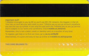 Phonecard: Top-Up Card (Mobile United Kingdom, United Kingdom of Great ...