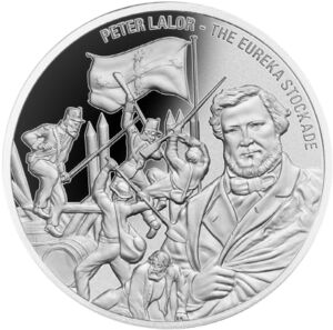 Coin: 1 Dollar (First Fleet to Federation - Peter Lalor) (Cook Islands ...