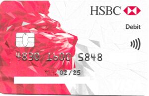 Bank Card: Hsbc (HSBC bank, GreeceCol:GR-VI-0552.01