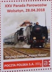 Stamp: XXV Parade of Steam Locomotives (Poland: Personalized Stamps(Moj ...
