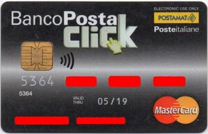 Bank Card: BancoPosta Click (Poste Italiane, Italy) Col:IT-MC-0090