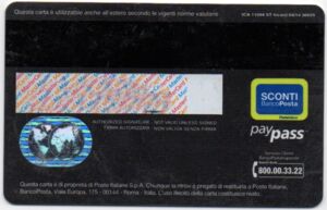 Bank Card: BancoPosta Click (Poste Italiane, Italy) Col:IT-MC-0090