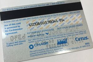 Bank Card: Bell Atlantic (Chase Manhattan Bank USA, N.A., United States ...