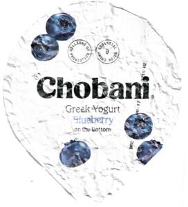 Food Label: Chobani Blueberry Greek Yogurt (Chobani, LLC, United States ...