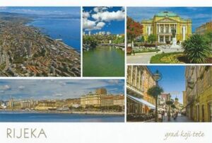 Postcard: RIJEKA | grad koji teče (Croatia(Rijeka (RI)) Col:HR-001061 📮