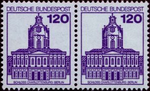Stamp: Charlottenburg Castle, Berlin (Germany, Federal Republic ...