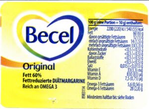 Mini Cup Lid: Becel Original (Becel, Germany, Federal Republic(Single ...