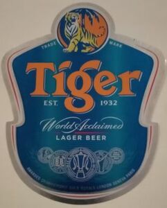 Drink Label: Tiger (Thai Asia Pacific Brewery Company Limited ...