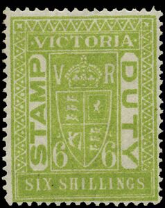 Stamp: Postal Fiscal Stamps (Victoria(Stamp Duty) Mi:AU-VI ST24,Sn:AU ...
