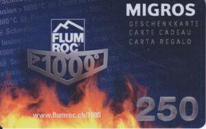 Gift Card: Flum Roc (Migros, Switzerland(Migros) Col:CH-MIG-2276-250-V11