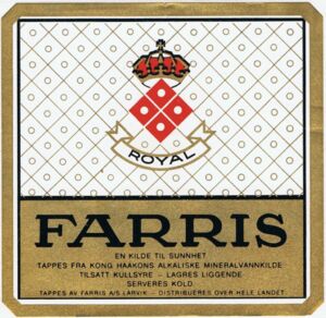 Drink Label: Farris (Nora Fabrikker A/S, NorwayCol:NO-WATER-000011