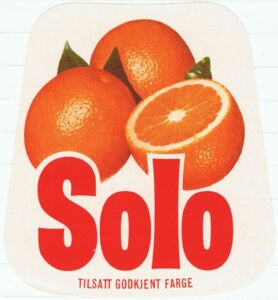 Drink Label: Solo (Nora Fabrikker A/S, NorwayCol:NO-SODA-000296