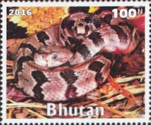 Stamp: Snakes (Bhutan: Illegal StampsCol:BT 2016-10/1