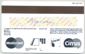 Tarjeta de Banco: Banque Nationale du Canada (National Bank of Canada ...