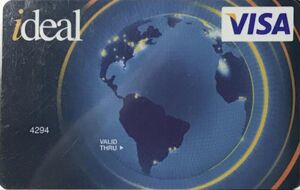 Bank Card: Visa Ideal (Fortis Bank, PolandCol:PL-VI-0621