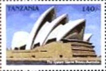 Stamp: Sydney Opera House, Australia (Tanzania(Facts and Wonders of the ...