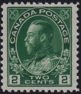 Stamp: King George V (Canada(King George V 1911-22 "Admiral's Uniform ...