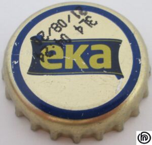 Bottle Cap: Eka (Empresa Angolana de Cerveja EKA, Angola) Col:BE-AO-00017