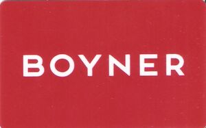 Gift Card: Boyner (Boyner, Türkiye (Turkey)(Boyner) Col:TR-BOYNER-033.03