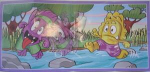 Meal Toy: Purple critter (Kinder Surprise, Worldwide) (Joy - Critters ...