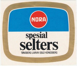 Drink Label: Spesial Selters (Nora Fabrikker A/S, NorwayCol:NO-SODA ...