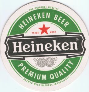 Beer Coaster: Heineken (Heineken, Netherlands(Heineken Contest 2001 ...